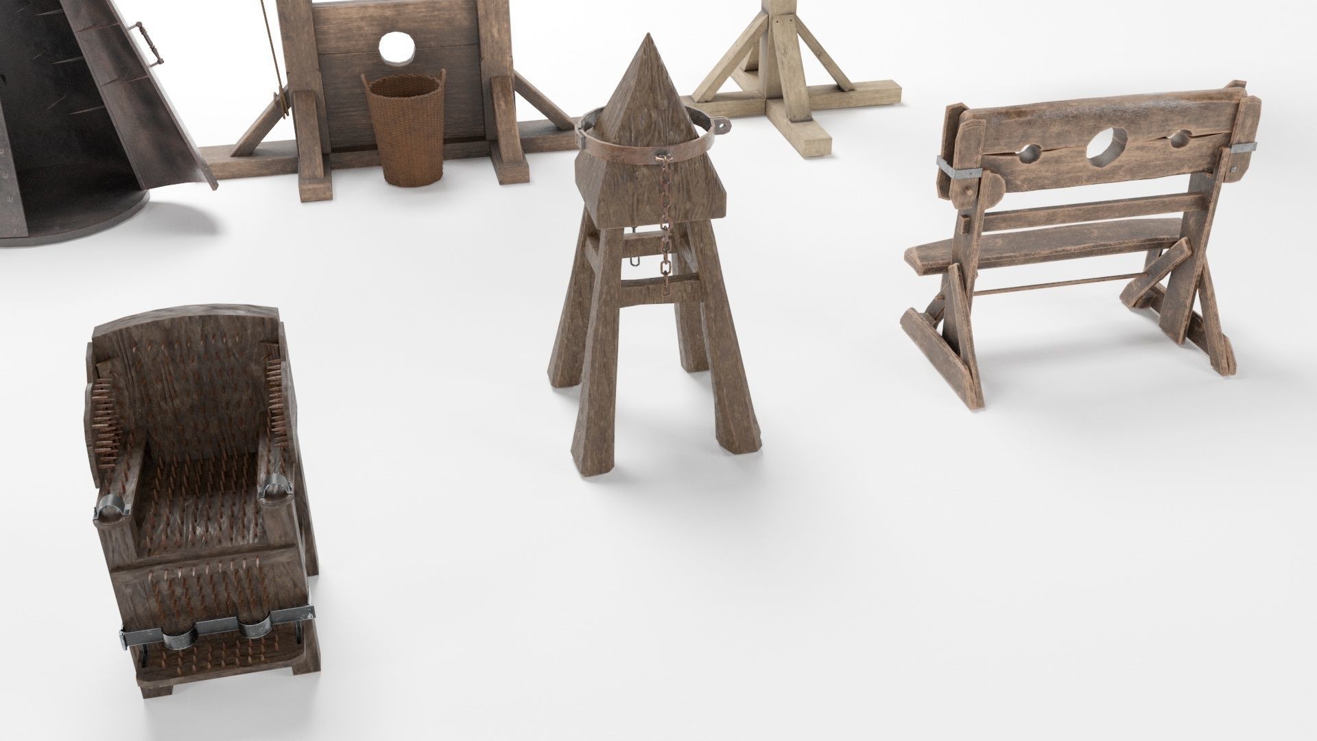 Medieval Torture Instruments 3d Model Cgtrader