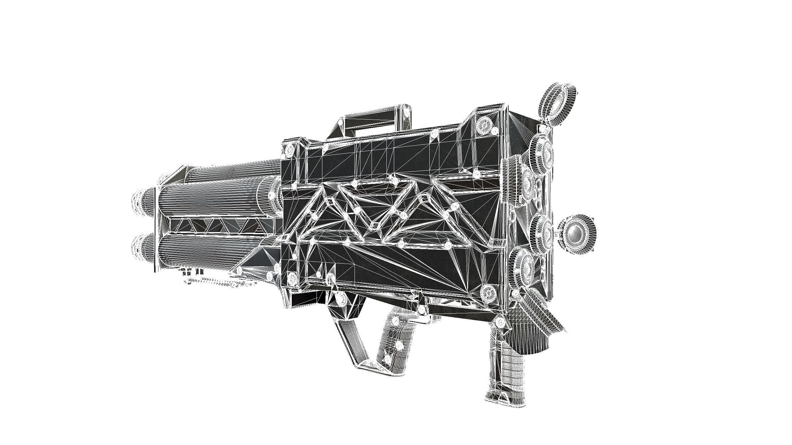 Rocket-gun grenade launcher 3D model | CGTrader