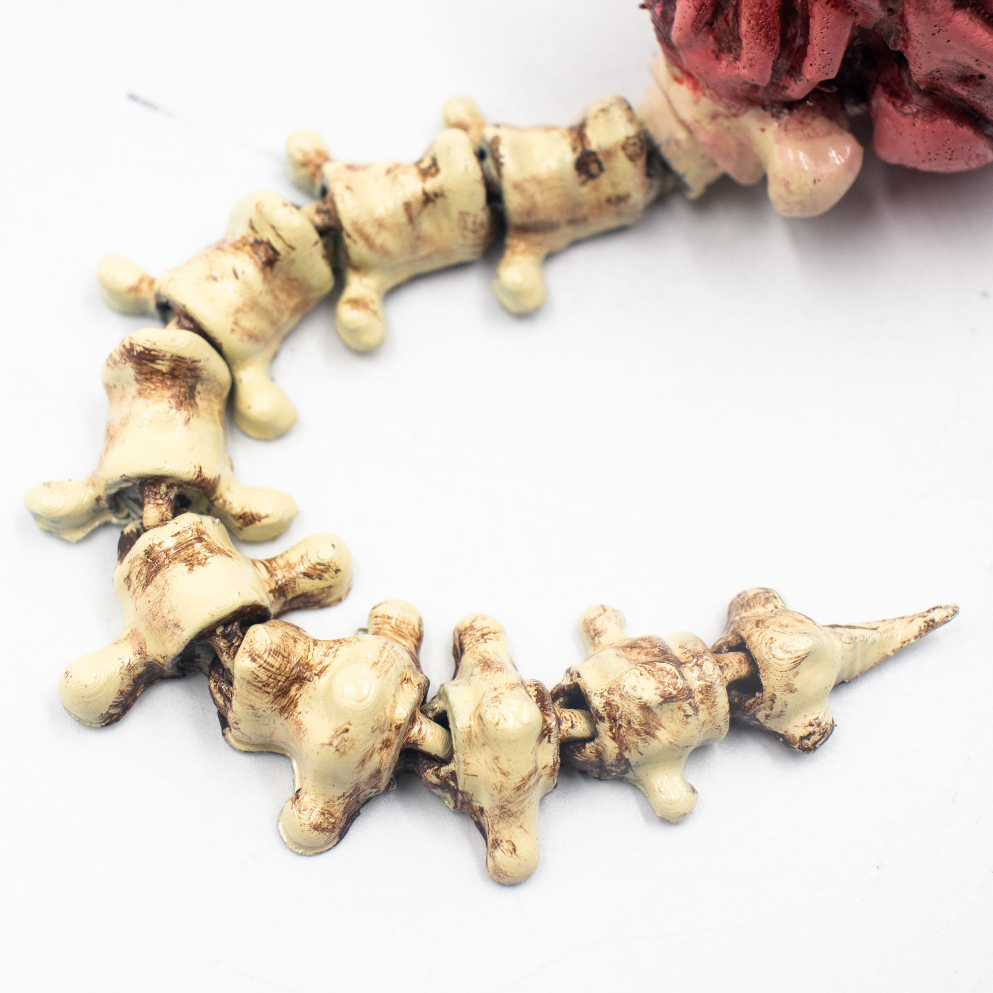 Articulated Brain Monster Flexi Spine 3D model 3D printable | CGTrader