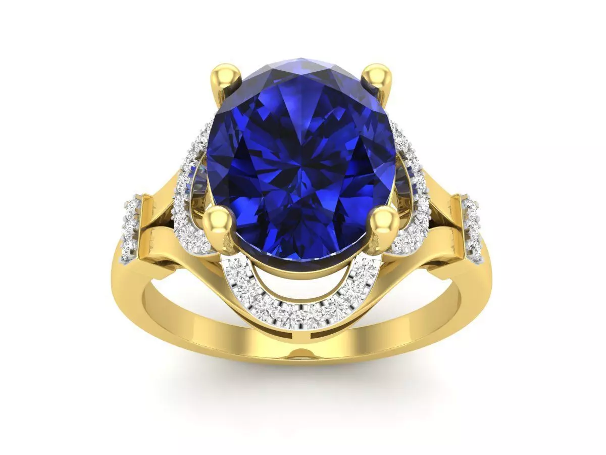 AV 355 Diamond Ladies Bridal Promise Engagement Ring 3D model 3D ...