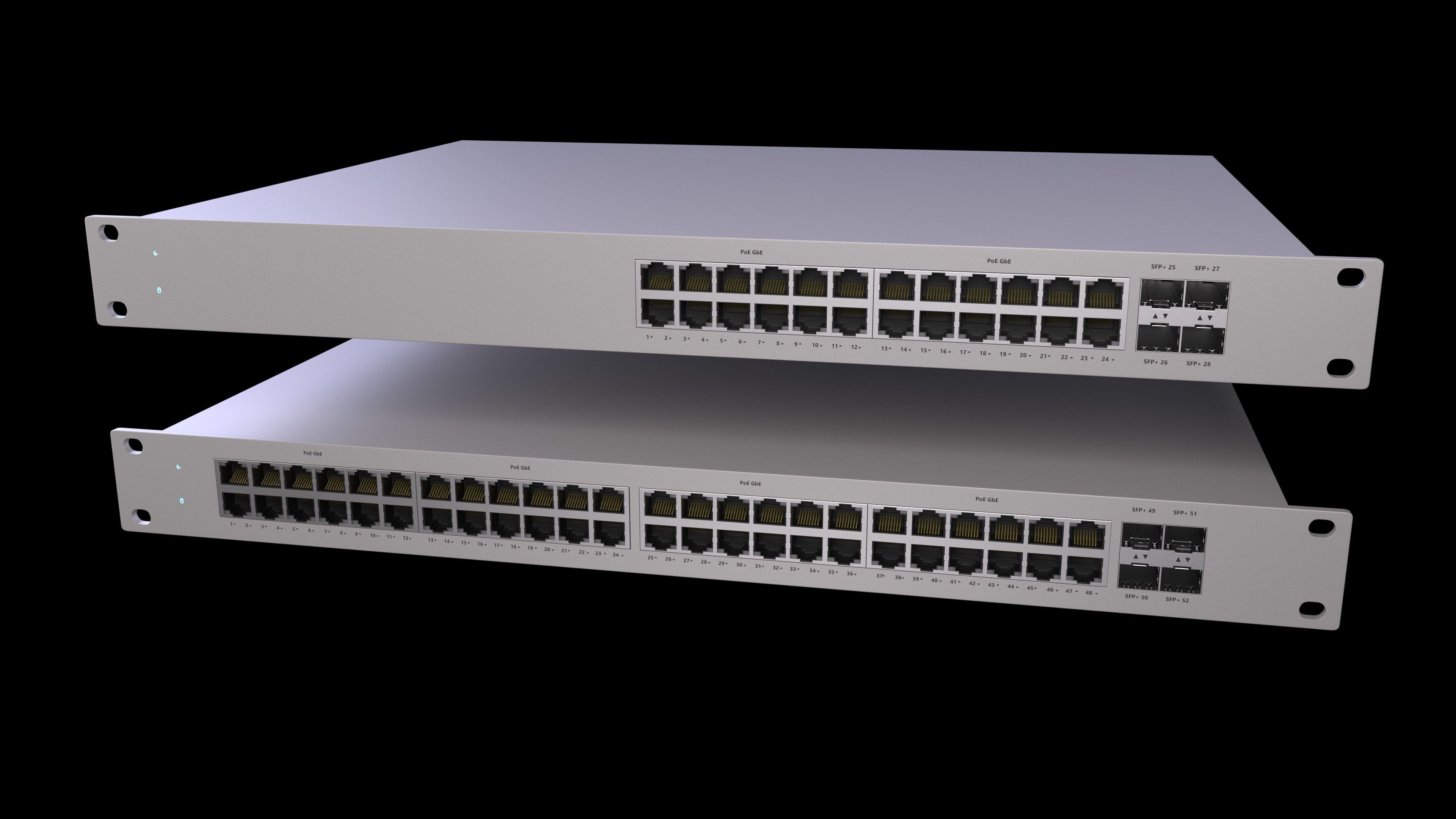 Network Switch 3D model | CGTrader