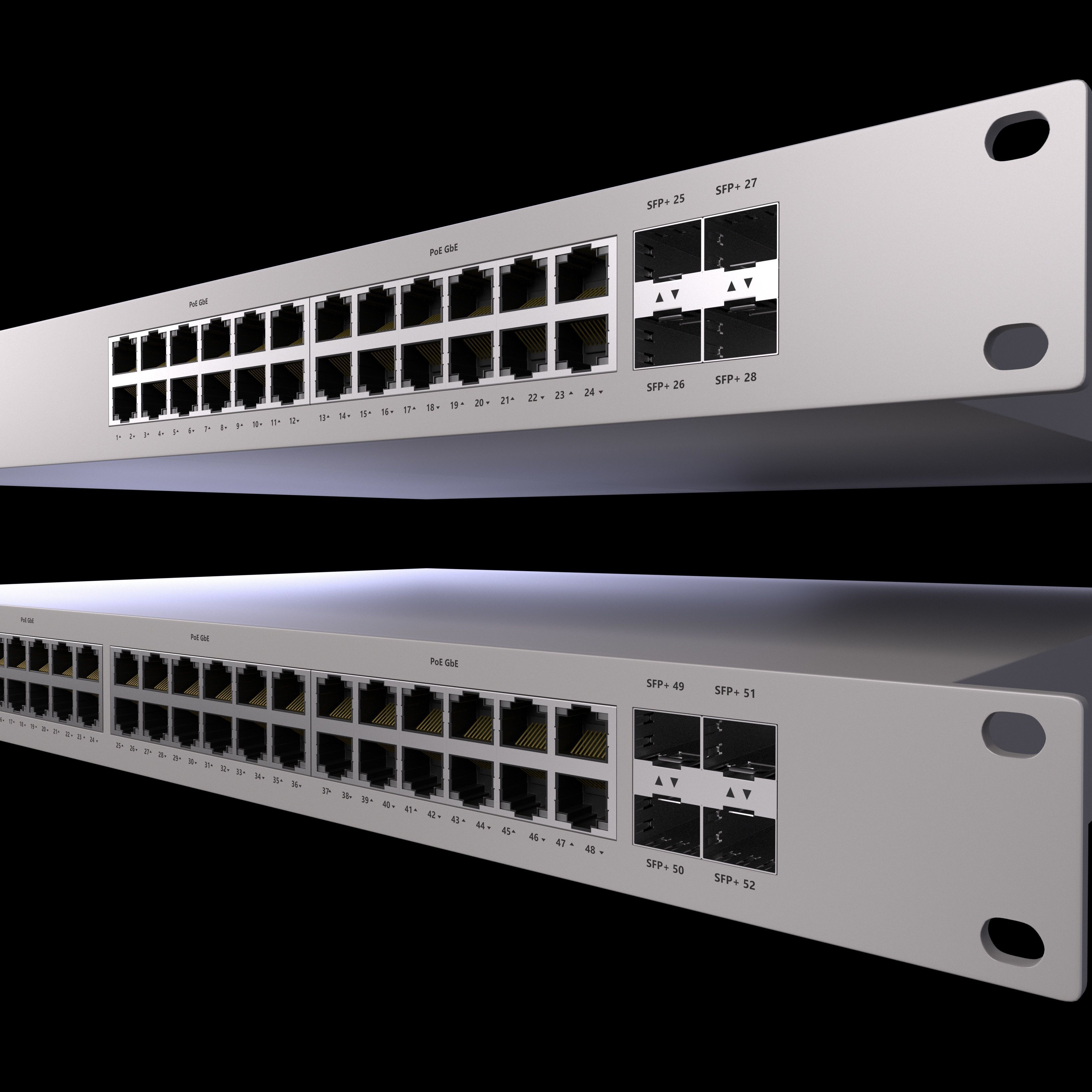 Network Switch 3D model | CGTrader