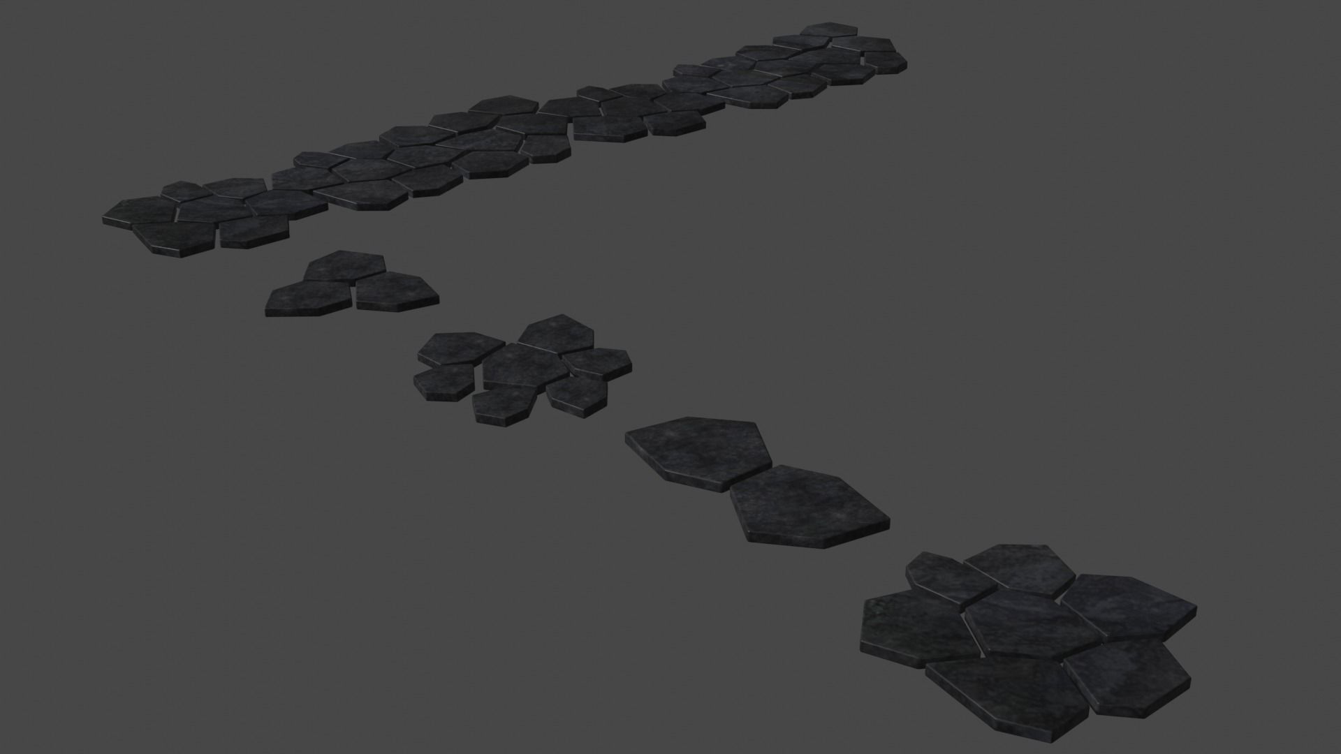 Stone Path Pack free 3D model | CGTrader