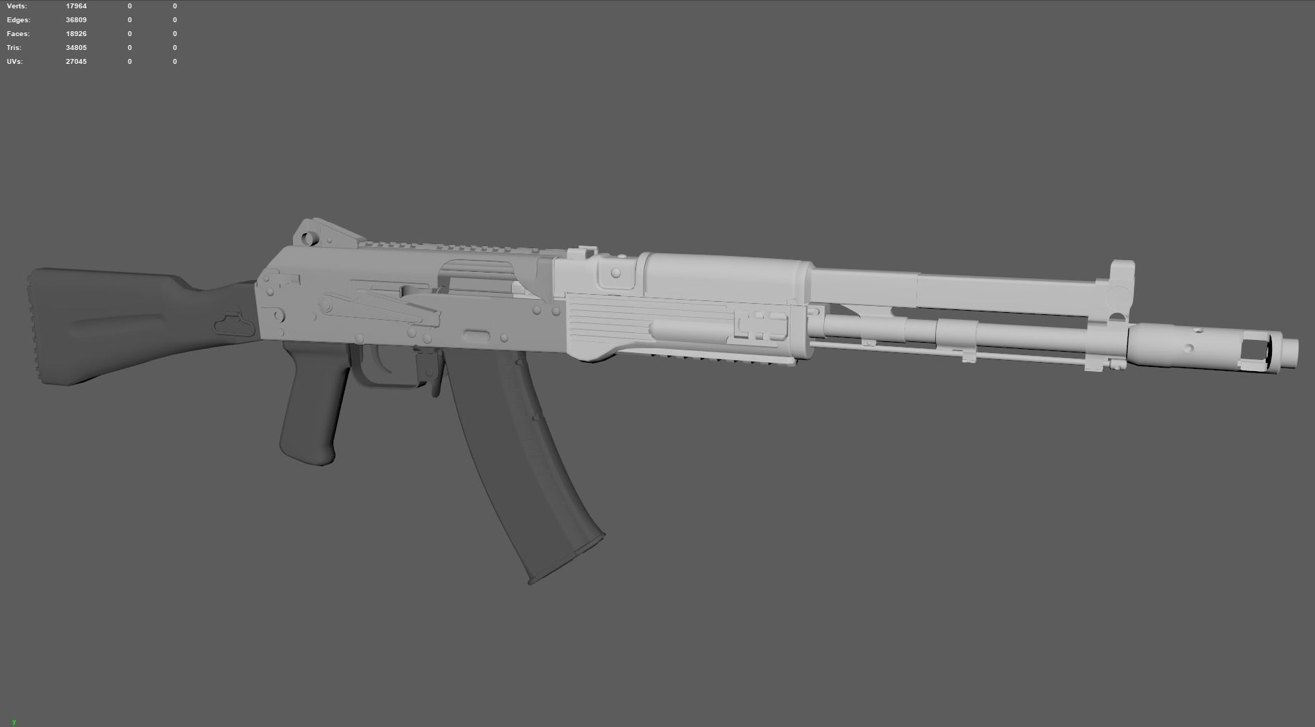 3D model AK-107 ak - rifle VR / AR / low-poly | CGTrader