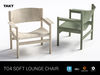 3D model Takt - T04 SOFT LOUNGE CHAIR VR / AR / low-poly | CGTrader