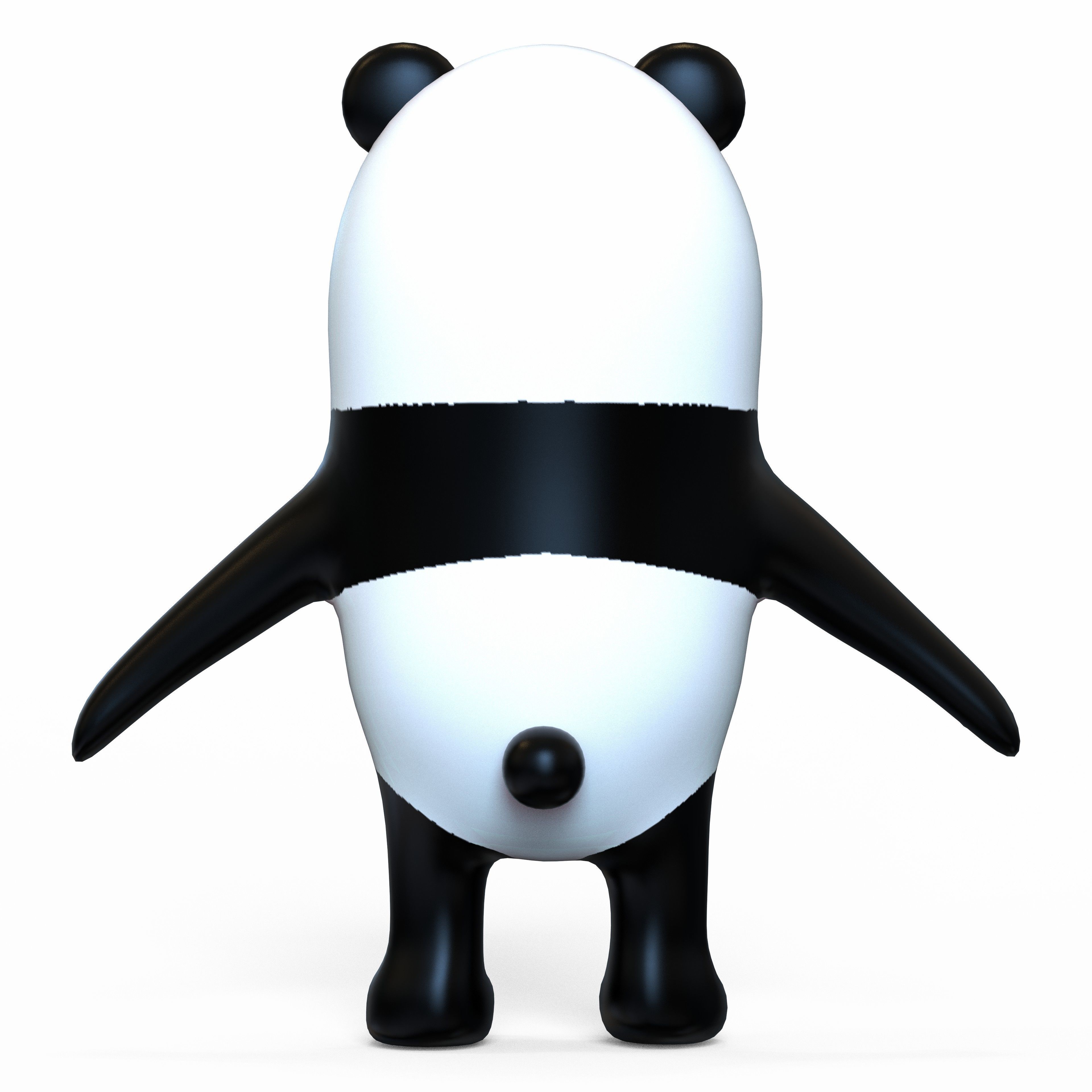 3D model Panda Stylized VR / AR / low-poly | CGTrader