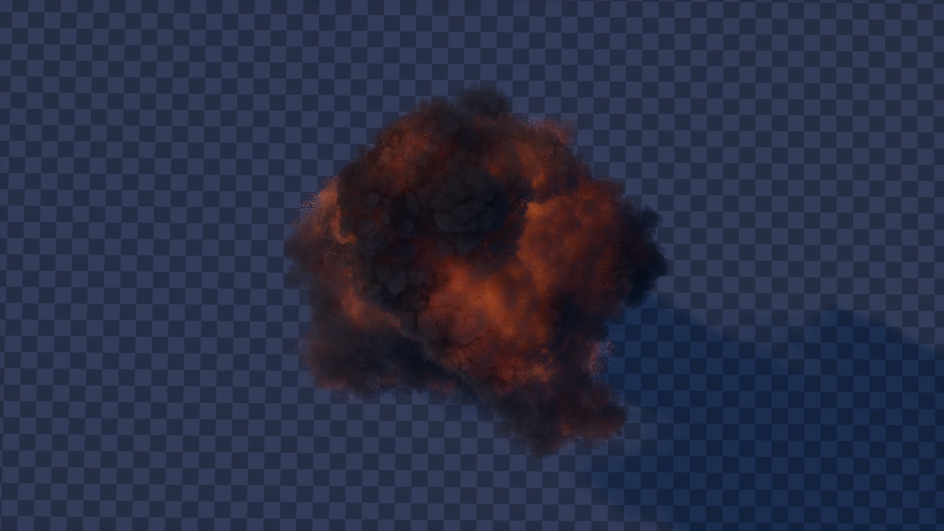 3D Big Explosion with Spark-Animation 3D model animated | CGTrader