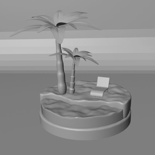 Sea beach free VR / AR / low-poly 3D model | CGTrader