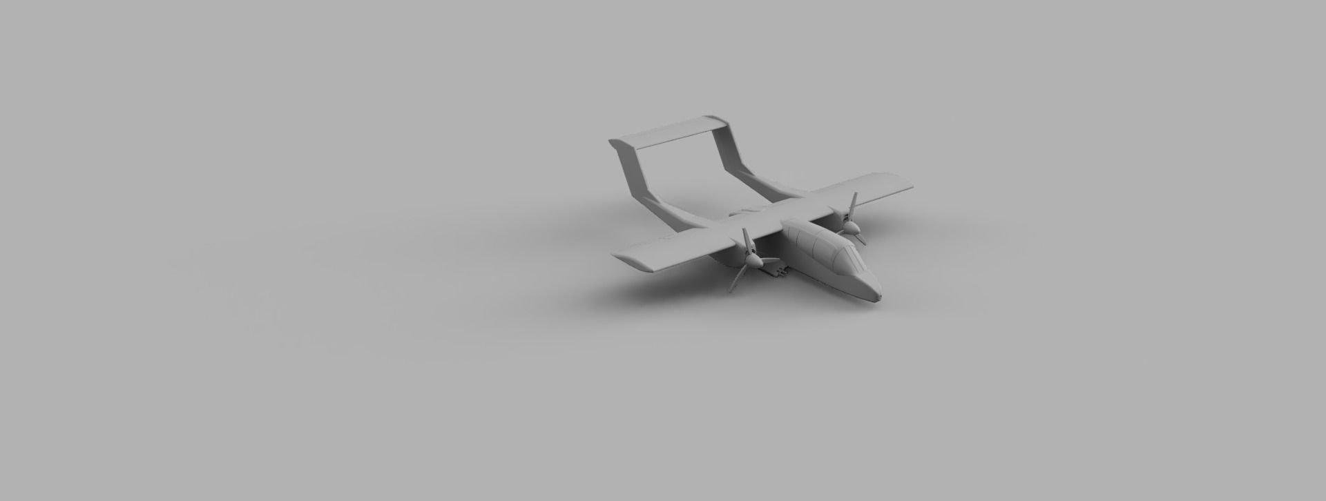 OV-10 Bronco -3D printed scalemodel - 1-40e scale -STL files 3D model ...