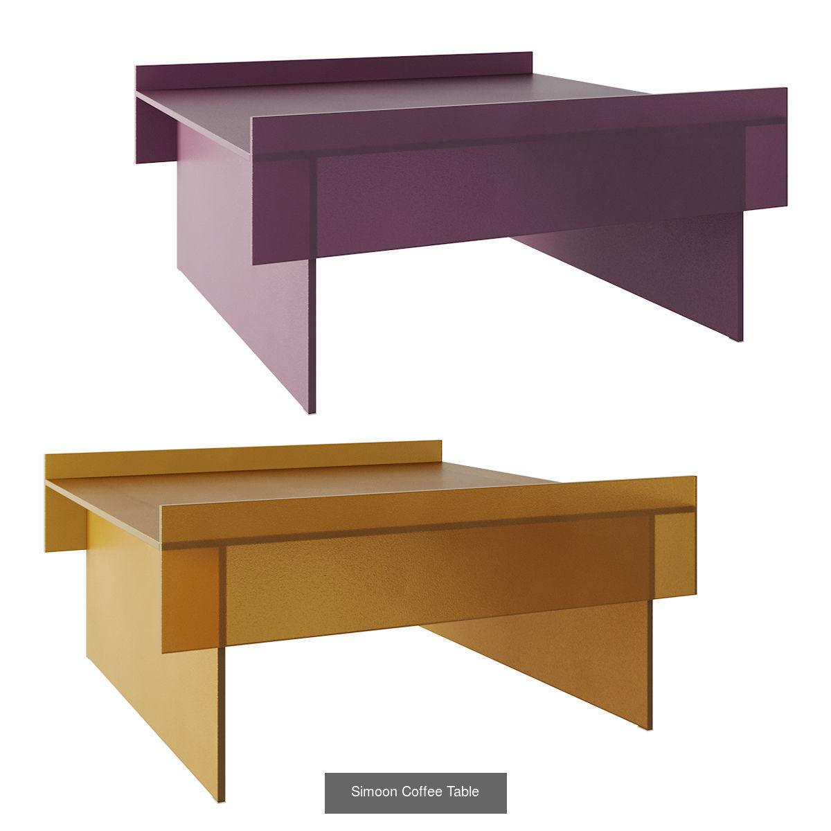Simoon Coffee and Side Tables 3D Model Collection | CGTrader