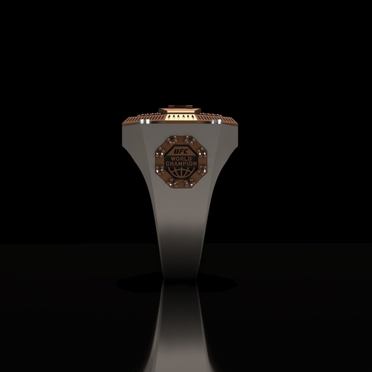 Ufc men ring free 3D model 3D printable | CGTrader