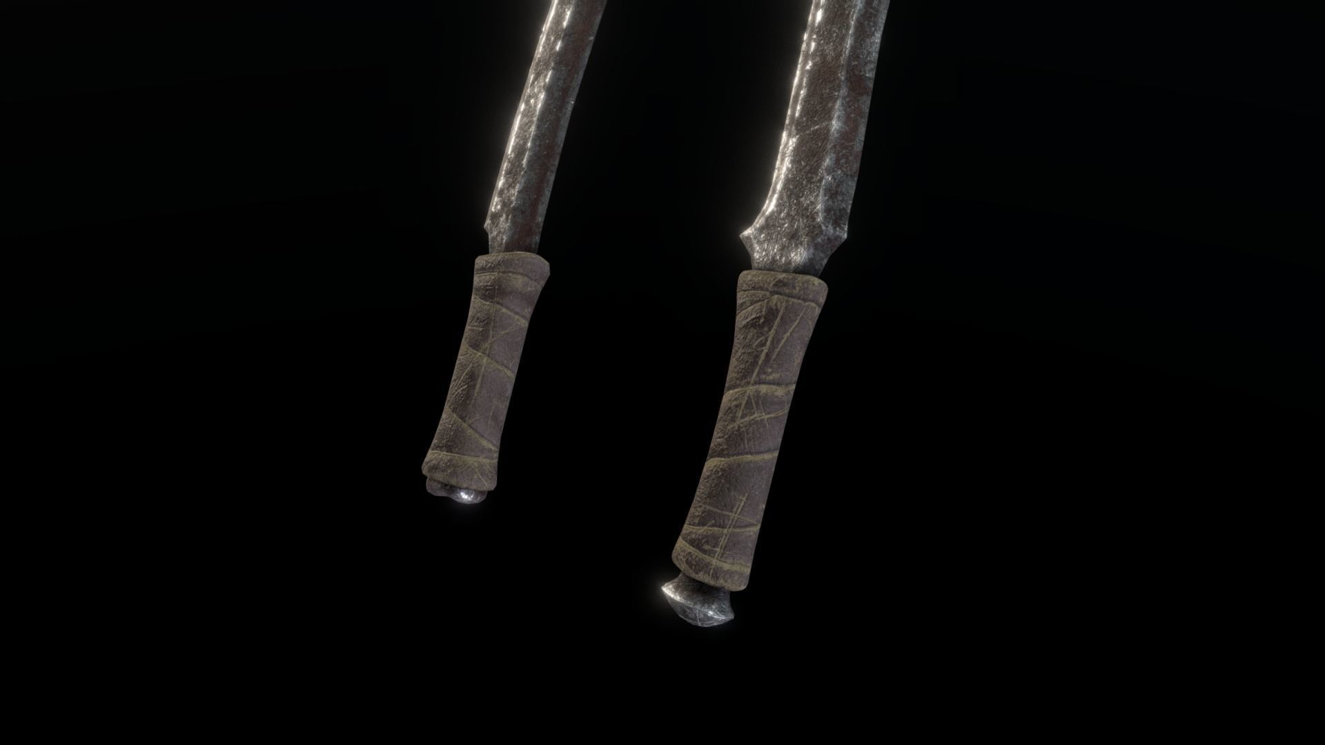 3D model Orc rusty swords VR / AR / low-poly | CGTrader