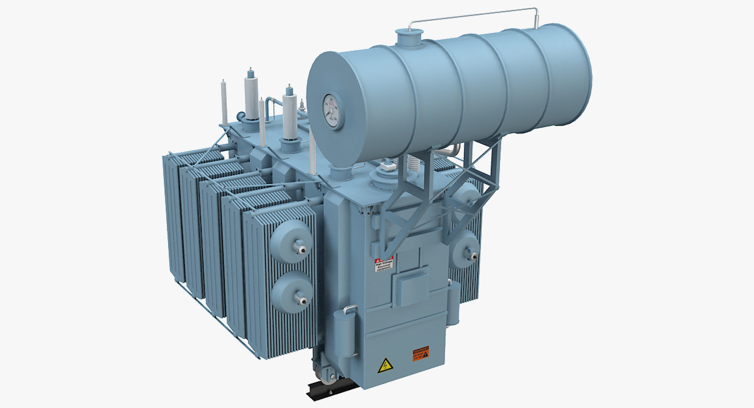 Electrical Power Transformer 3D model | CGTrader