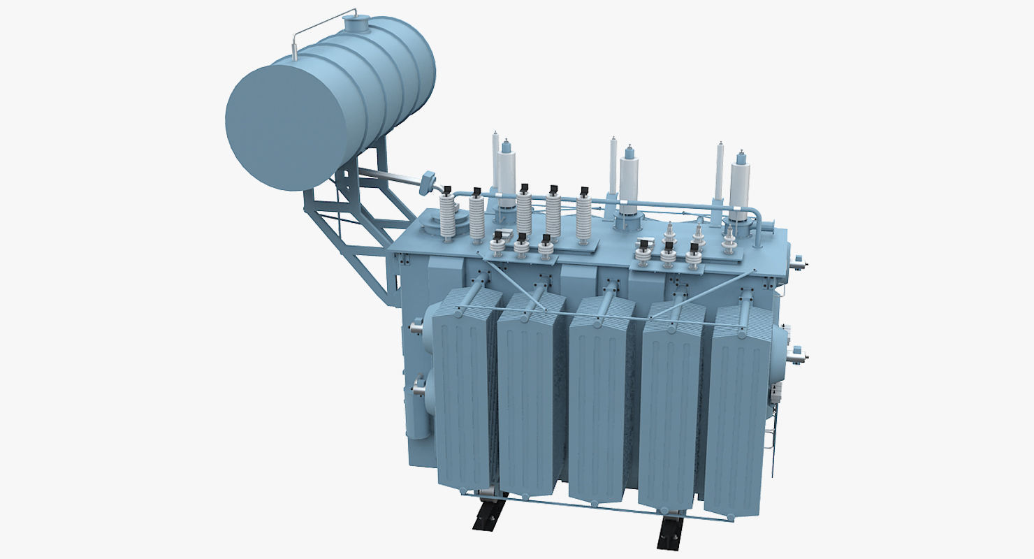 Electrical Power Transformer 3D model | CGTrader