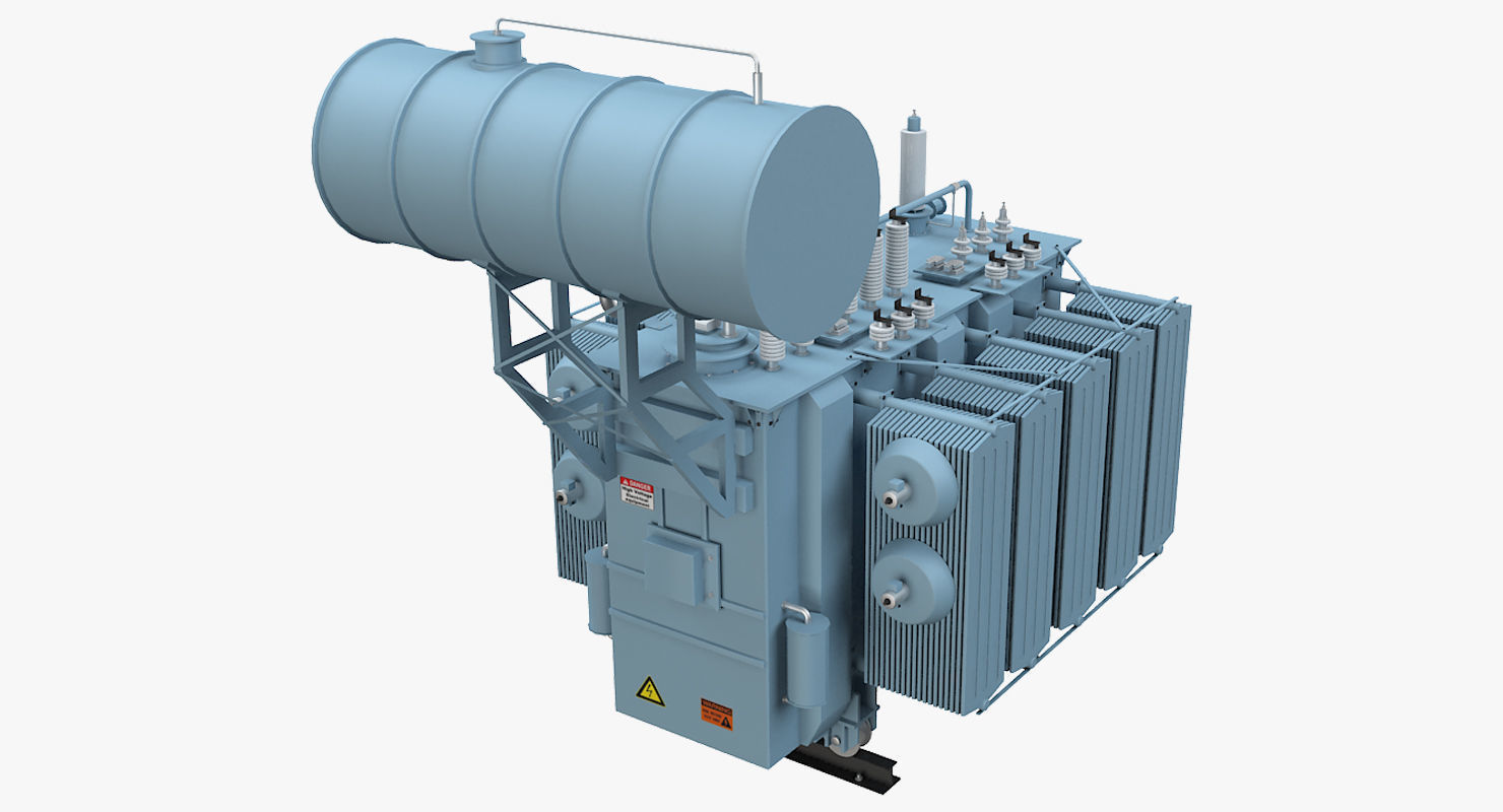 Electrical Power Transformer 3D model | CGTrader