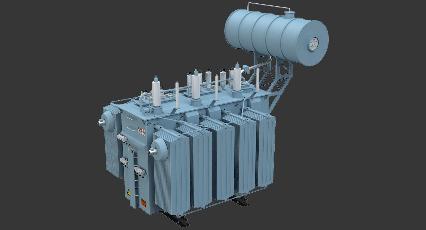 Electrical Power Transformer 3D model | CGTrader