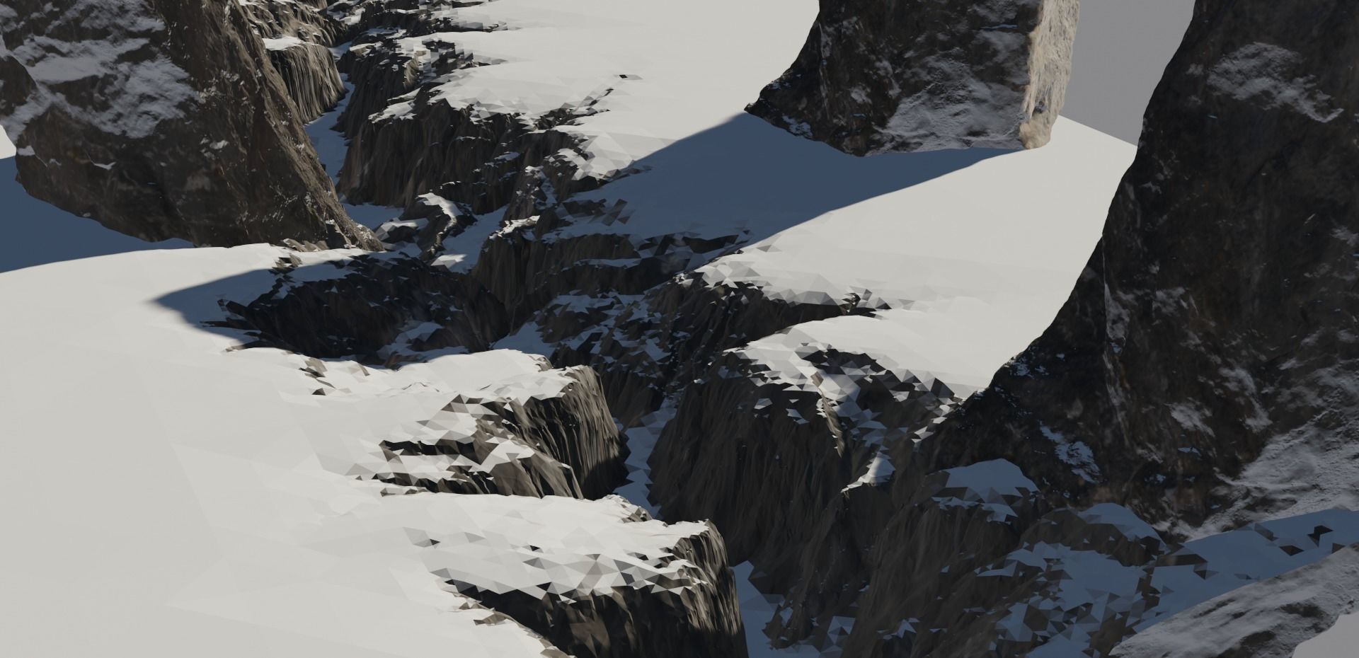 Snow Canyon free 3D model | CGTrader