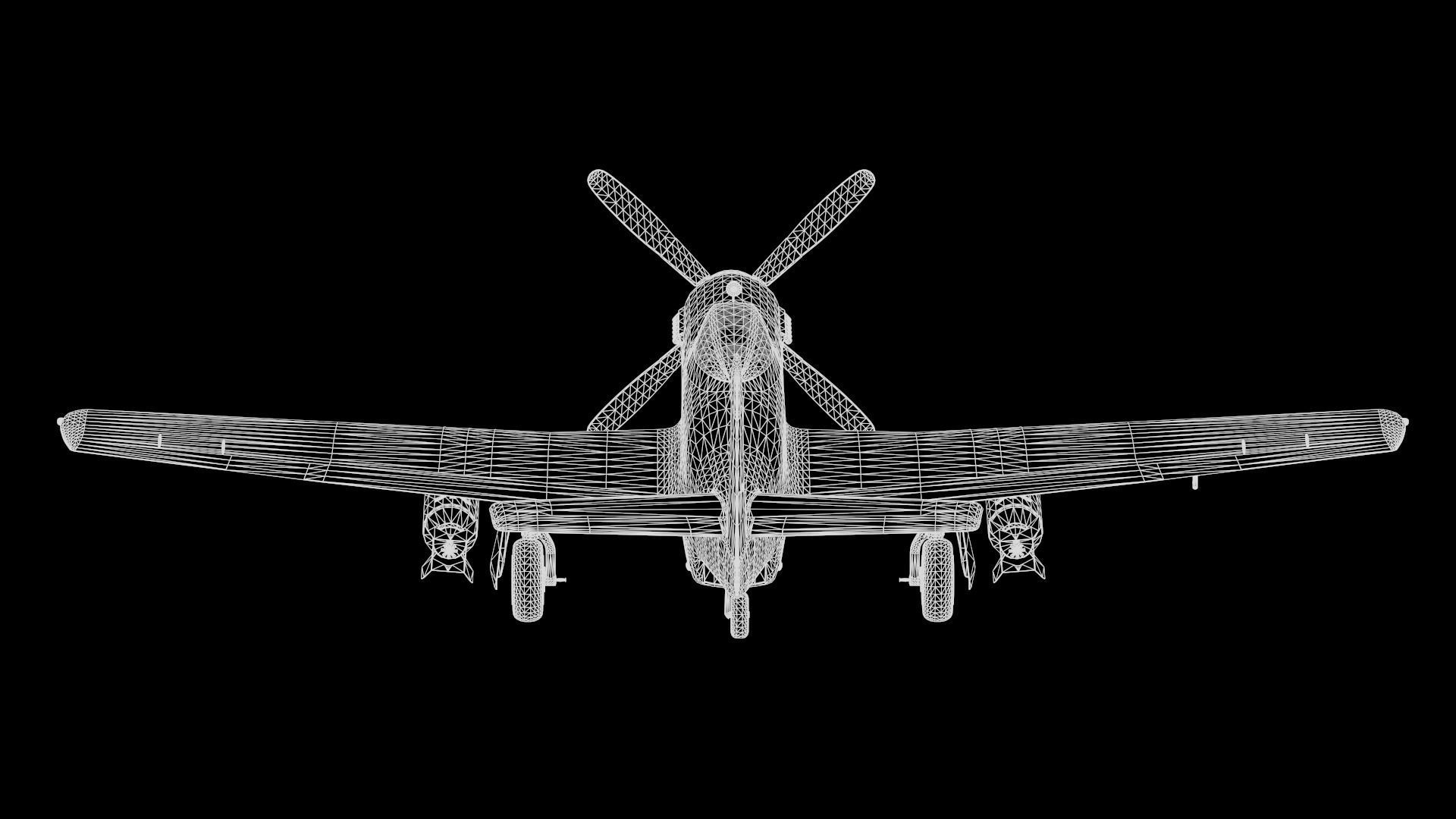 P51D Mustang aircraft 3D model | CGTrader