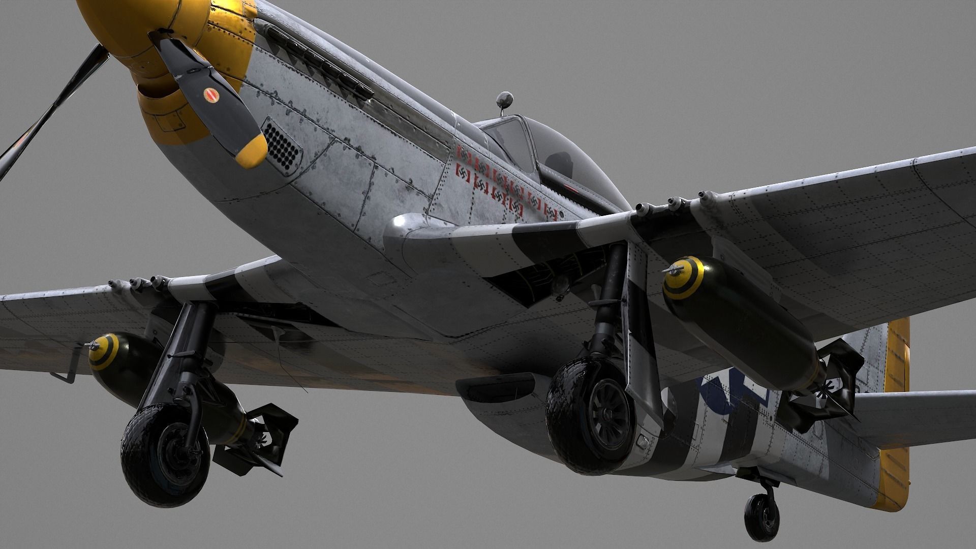 P51D Mustang aircraft 3D model | CGTrader