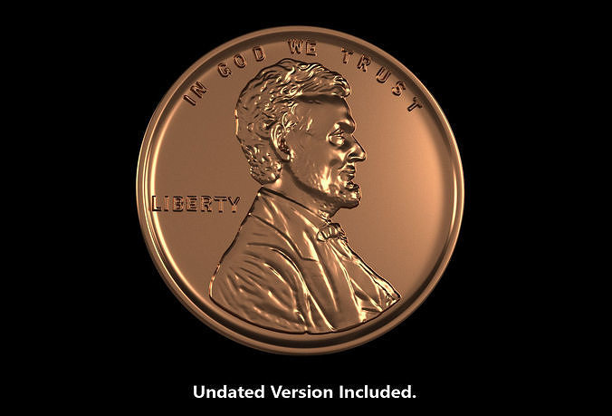 Lincoln Penny 2023 3D model | CGTrader