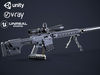 3D model Sniper Rifle OMEN 300 WIN MAG VR / AR / low-poly | CGTrader
