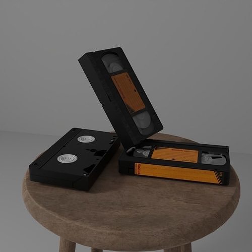 VHS Tape - Kodak 3D model | CGTrader