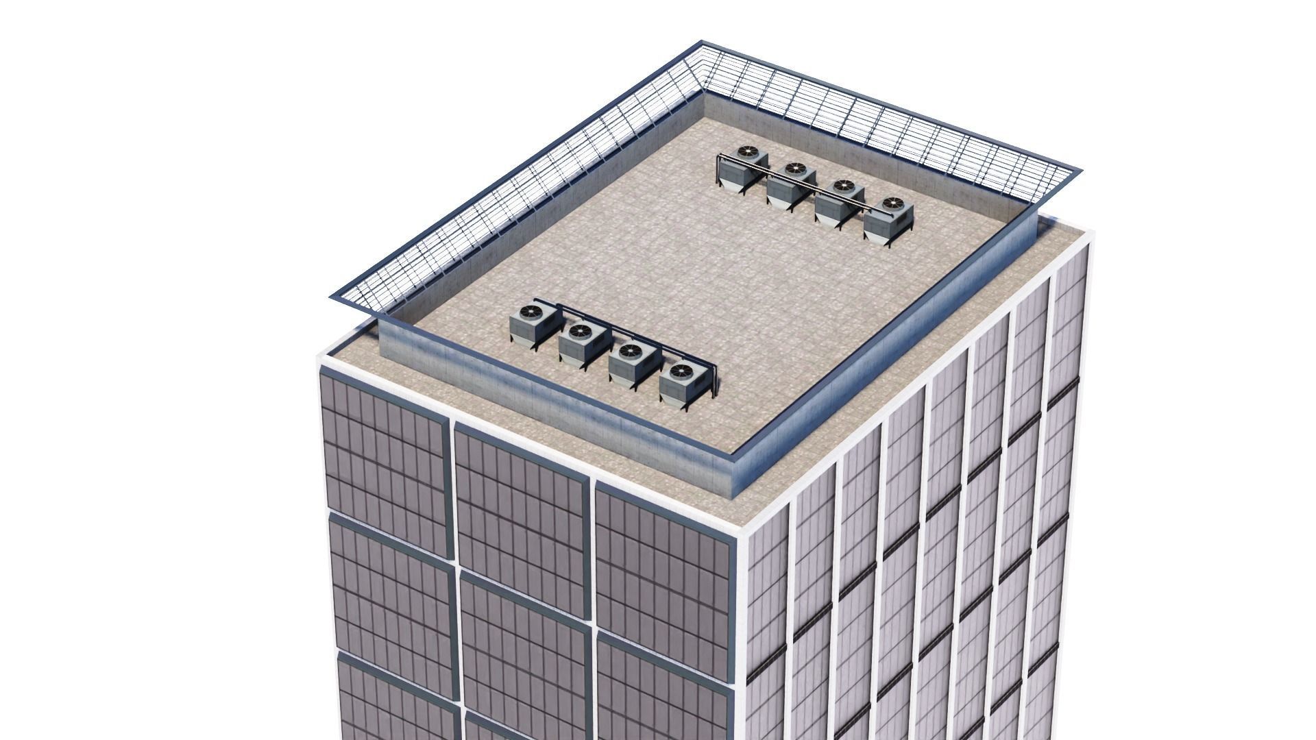 3D model 50 Hudson Yards Building VR / AR / low-poly | CGTrader