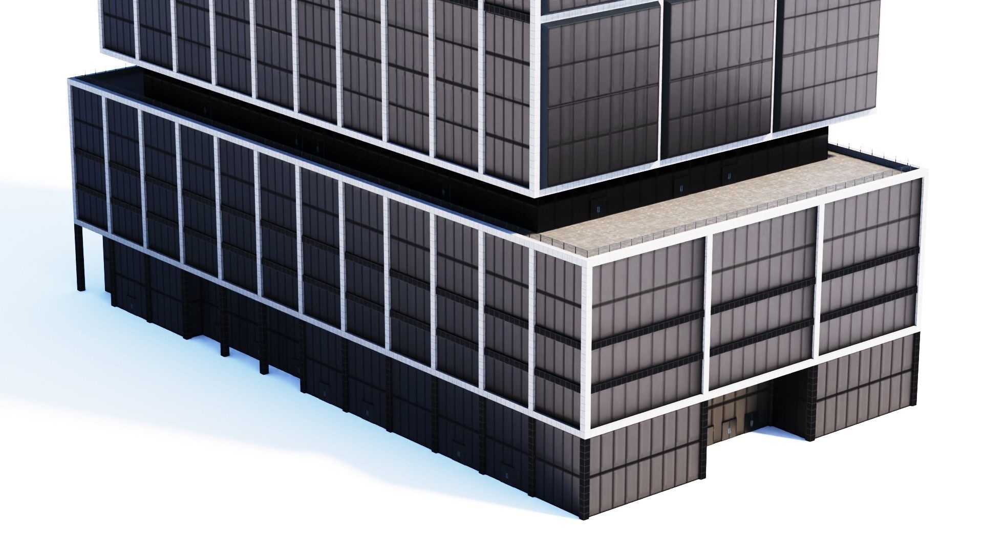 3D model 50 Hudson Yards Building VR / AR / low-poly | CGTrader