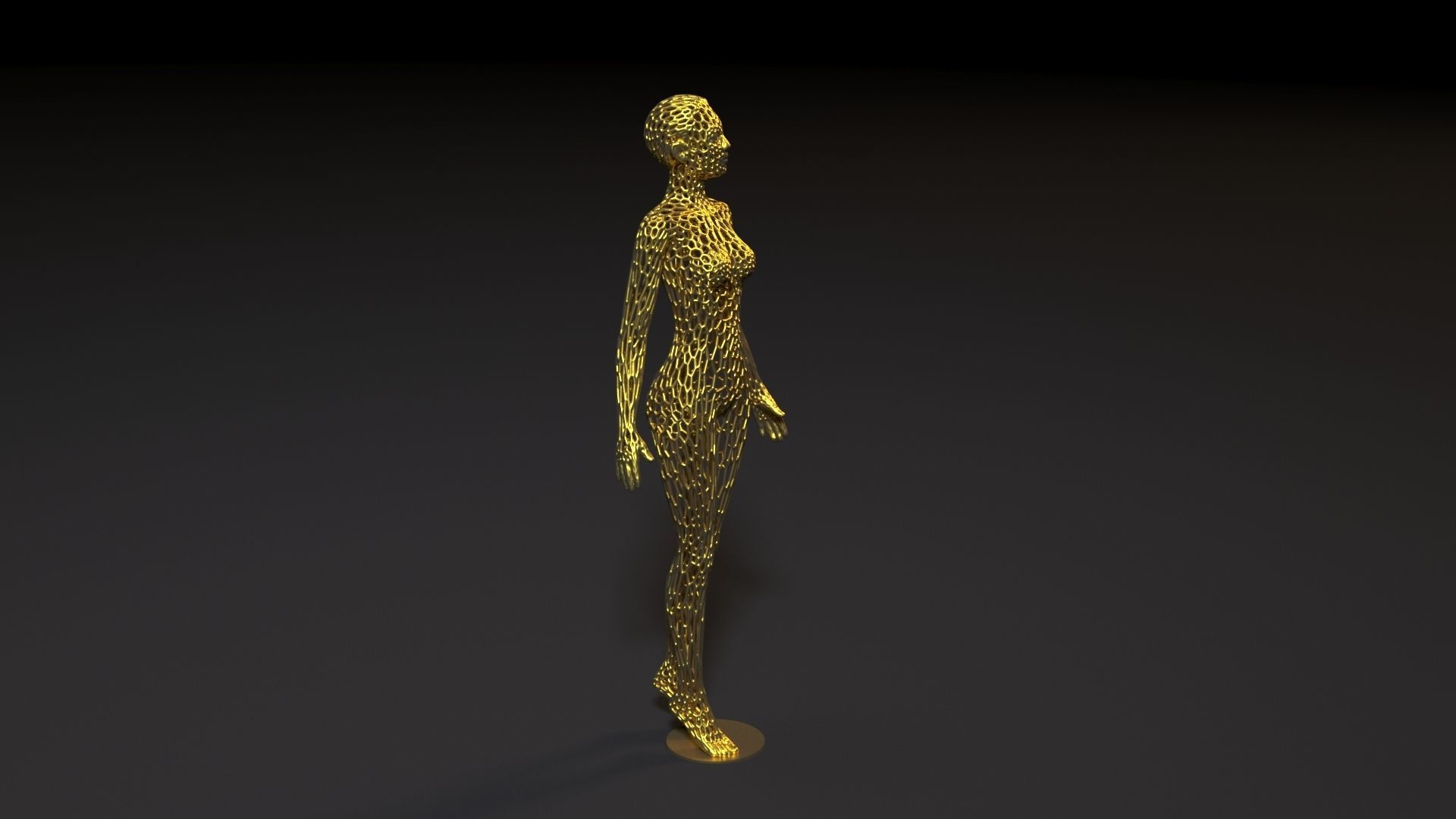 Woman statue 3D model 3D printable | CGTrader