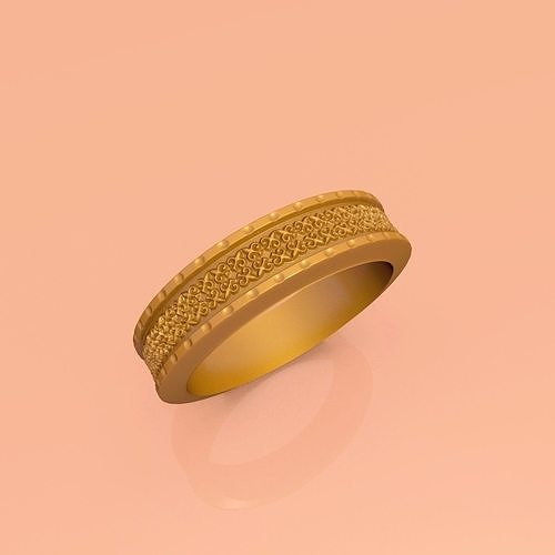 Wedding Band Jewellery Ring RWJSP38 3D model 3D printable | CGTrader