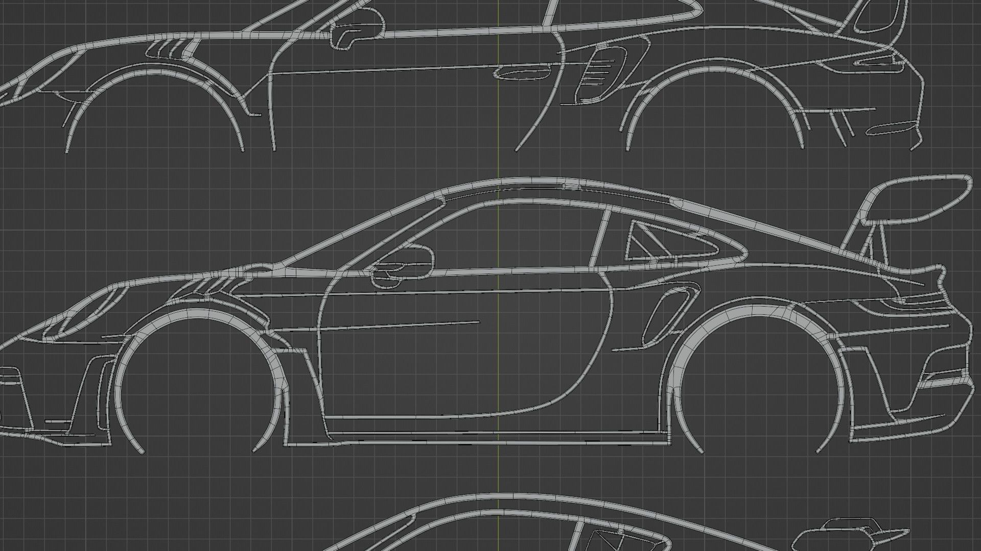 3D model Metal wall art car silhouette VR / AR / low-poly | CGTrader