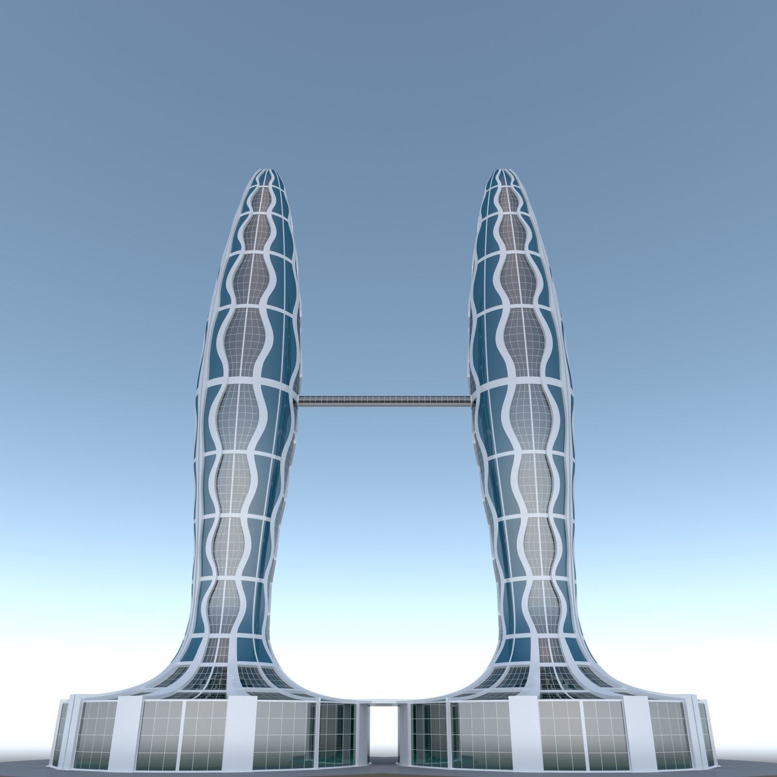 Future skyscraper 2023 3D model | CGTrader