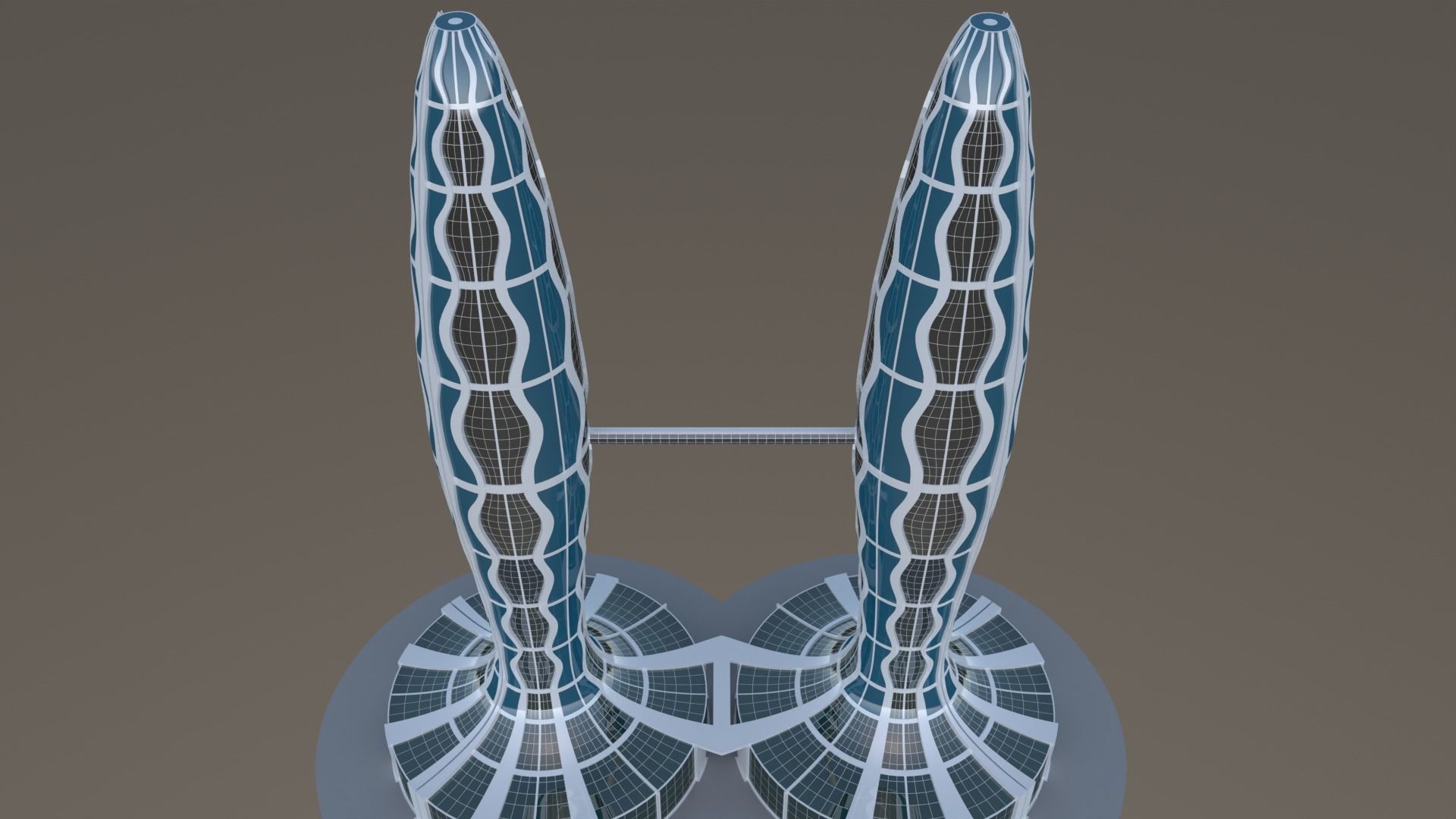 Future skyscraper 2023 3D model | CGTrader