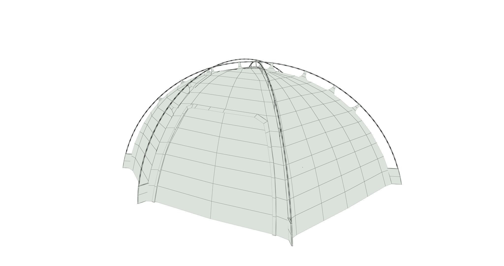 Camping and Hiking Tent 3D model | CGTrader