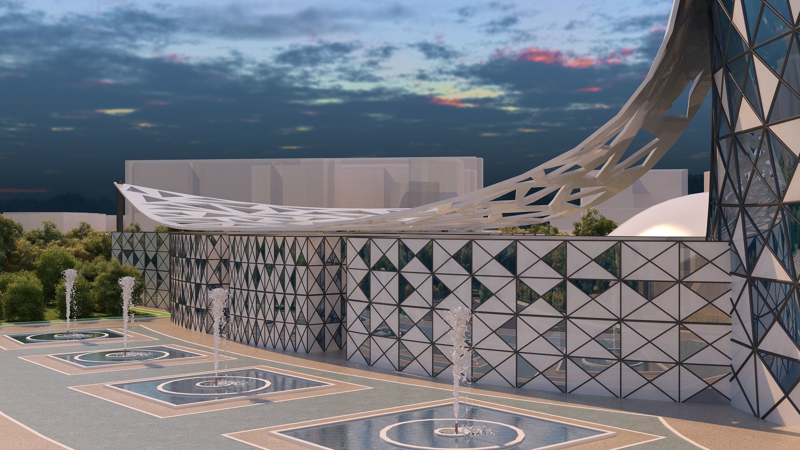 0060 - Organic-Parametric Skyscraper 3D model | CGTrader