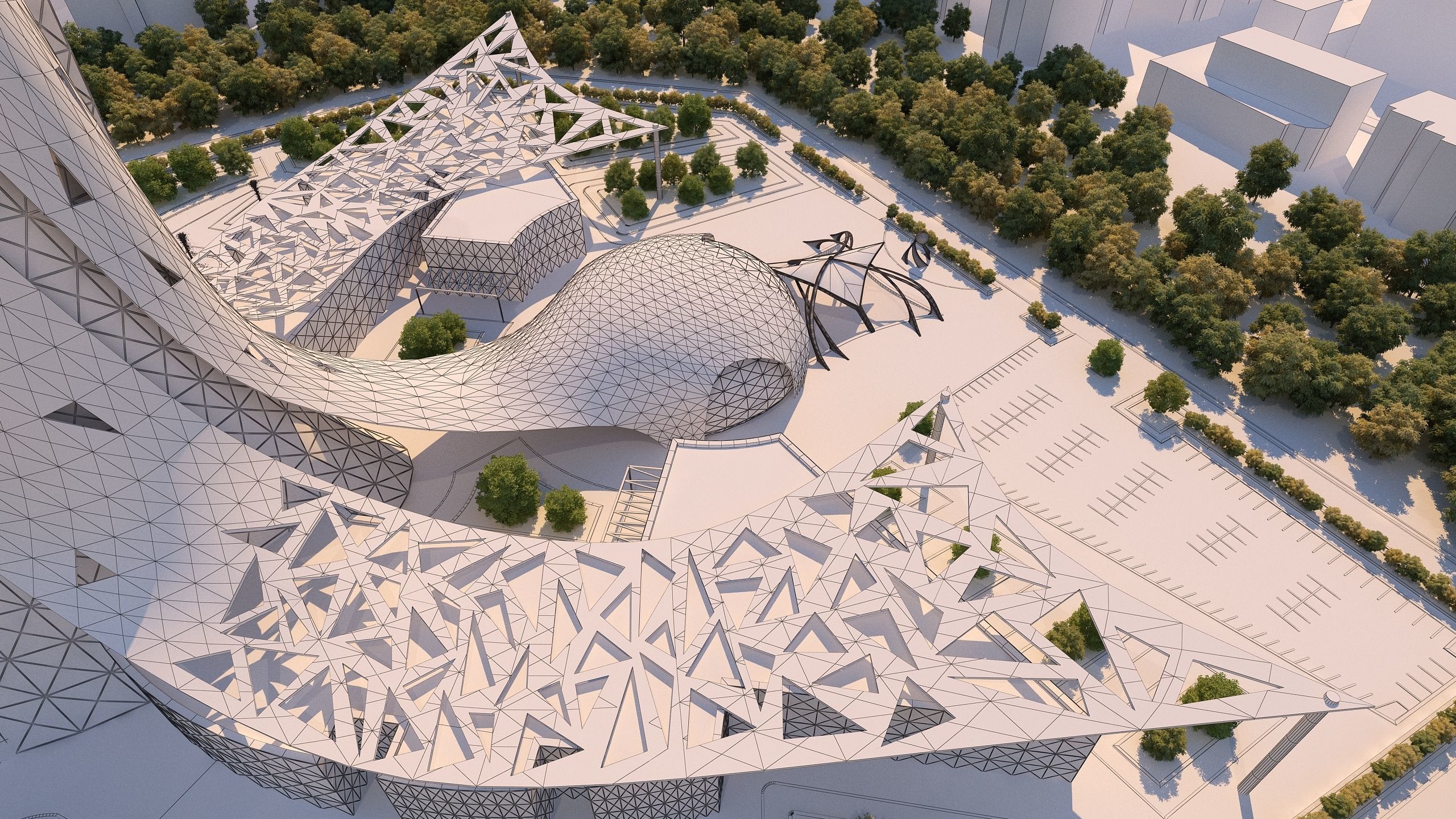 0060 - Organic-Parametric Skyscraper 3D model | CGTrader