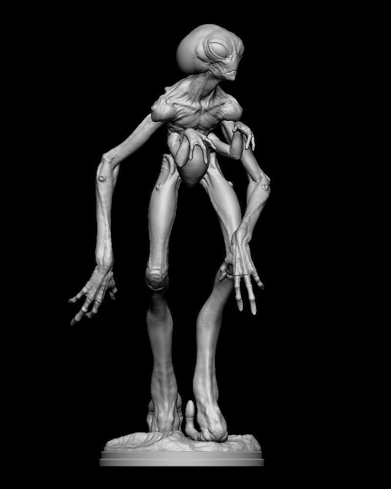 Alien Soldier Print 3D STL 3D model 3D printable | CGTrader