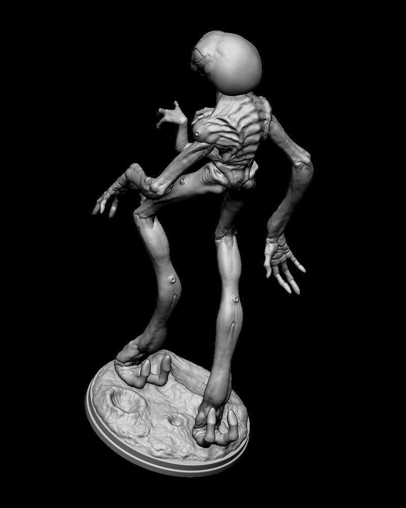 Alien Soldier Print 3D STL 3D model 3D printable | CGTrader