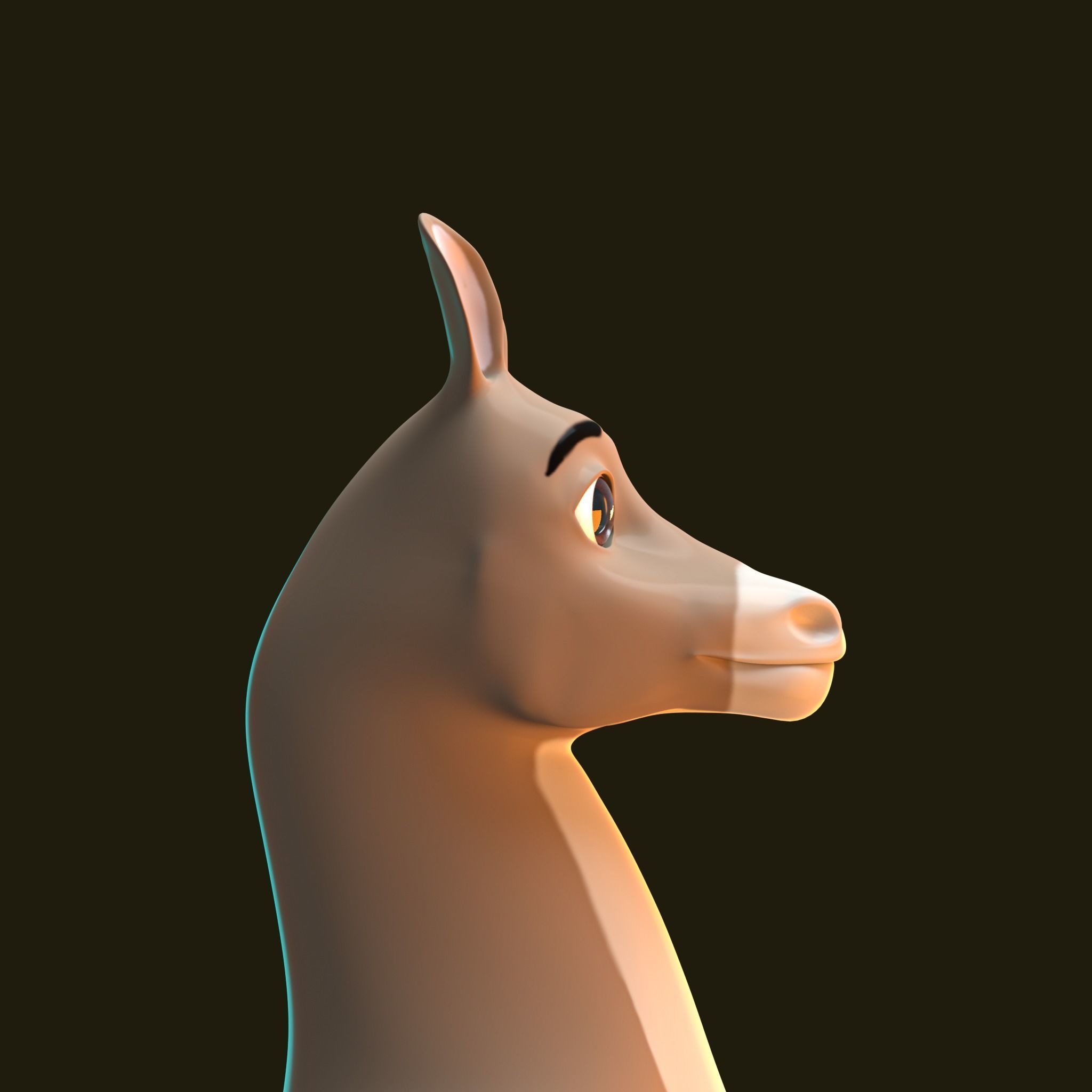 3D model Stylized Male Donkey Rigged VR / AR / low-poly | CGTrader