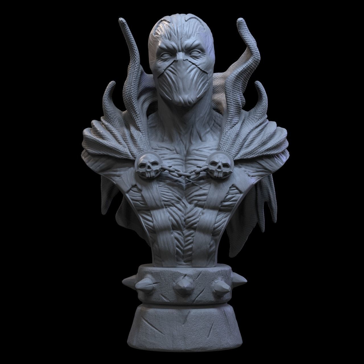 SPAWN BUST 3D model 3D printable | CGTrader