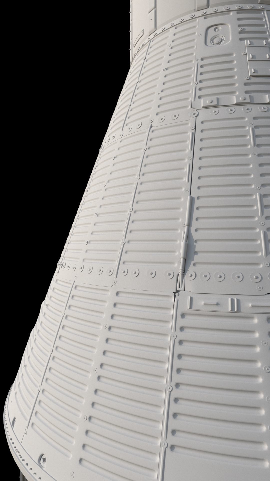 High quality 3D model Mercury Freedom7 capsule 3D model | CGTrader