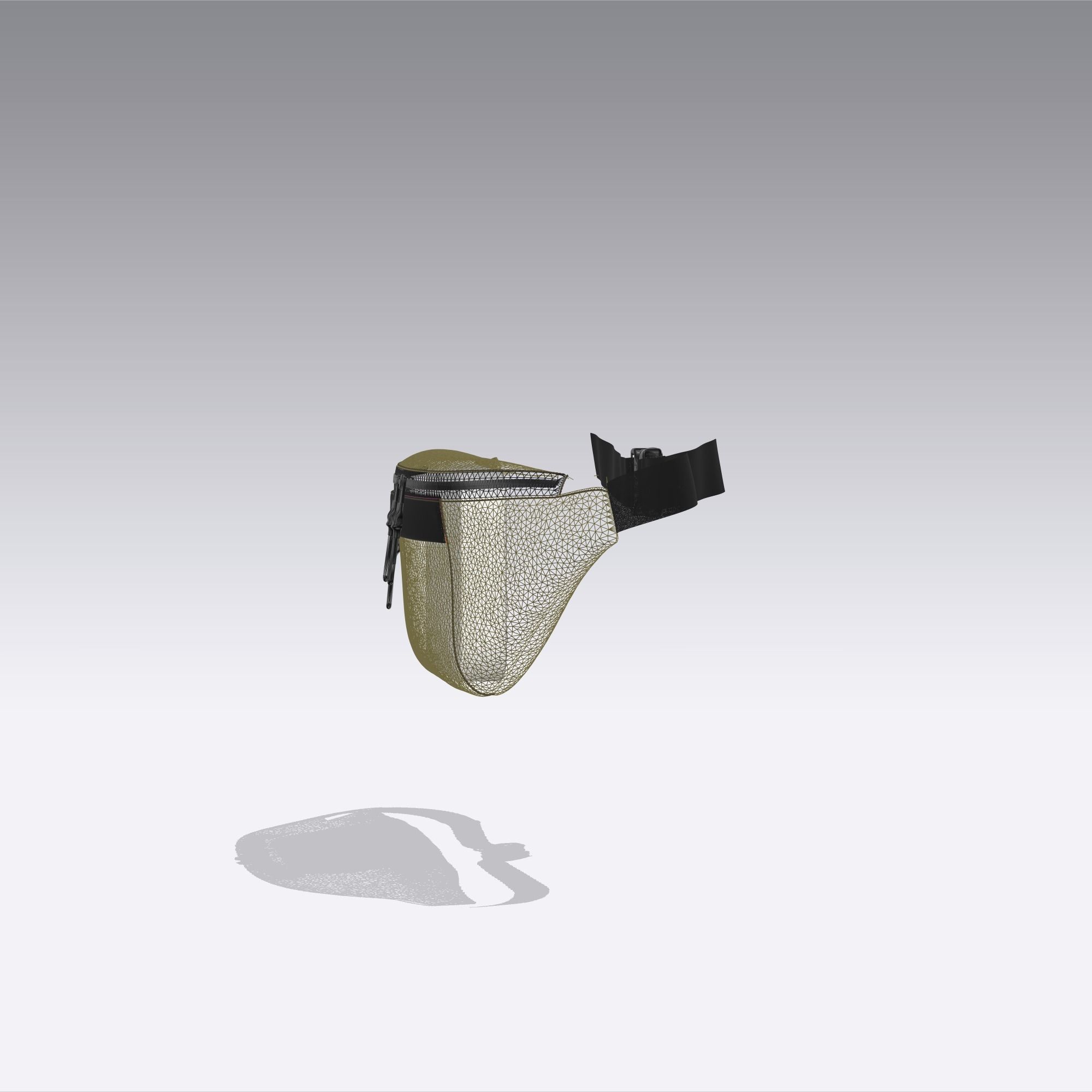 Waistbag fanny pack Clo3d 3D model | CGTrader