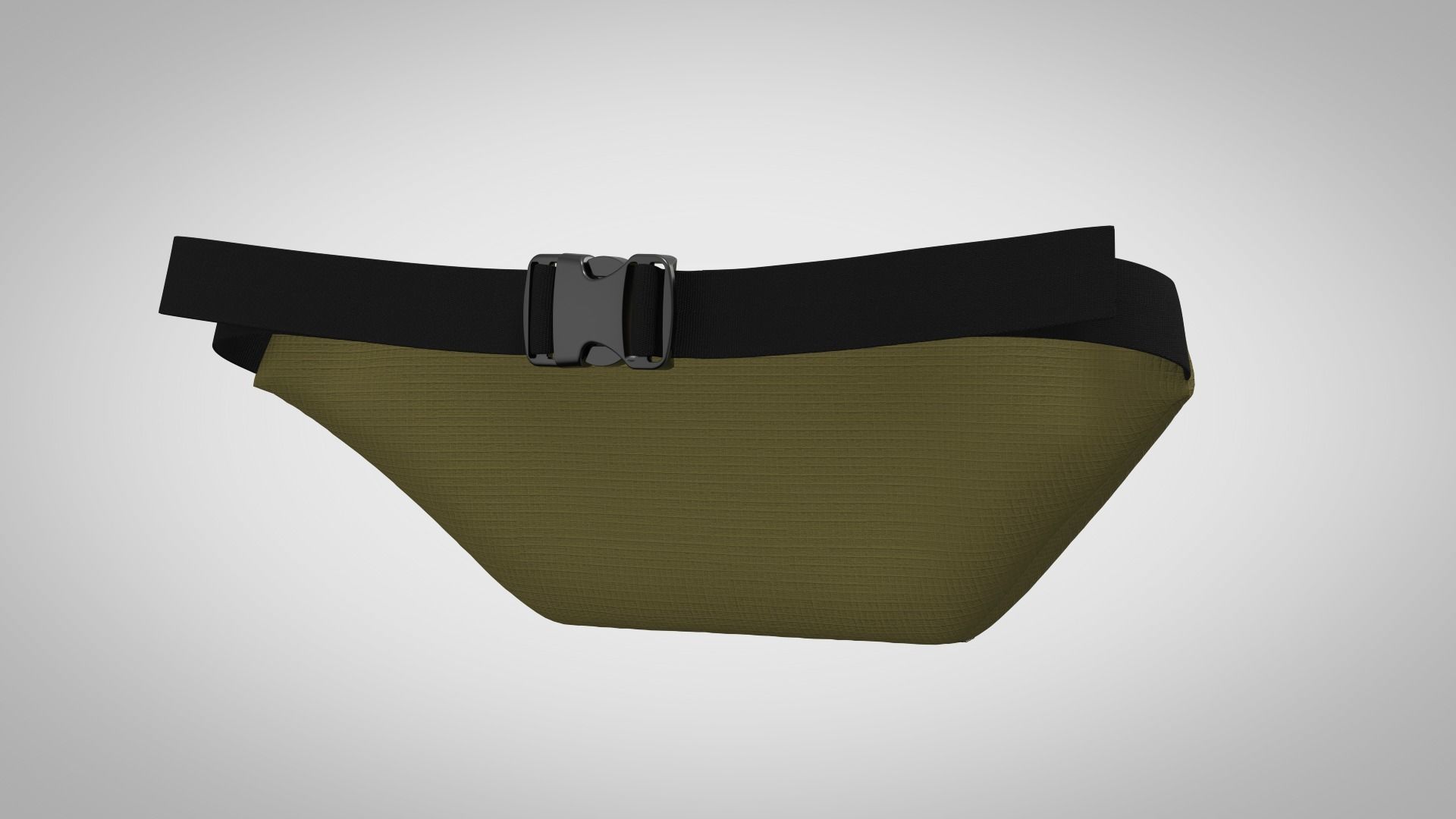 Waistbag fanny pack Clo3d 3D model | CGTrader