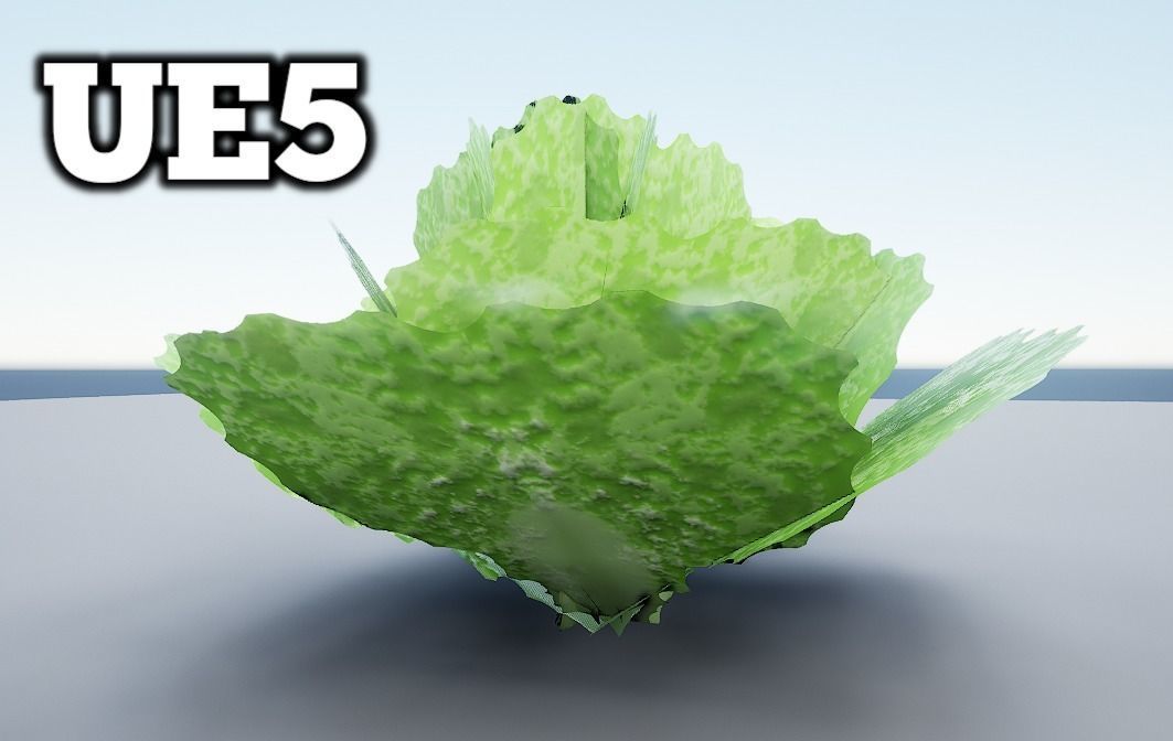 3D model Lettuce Alface PBR lowpoly 3d Model VR / AR / low-poly | CGTrader