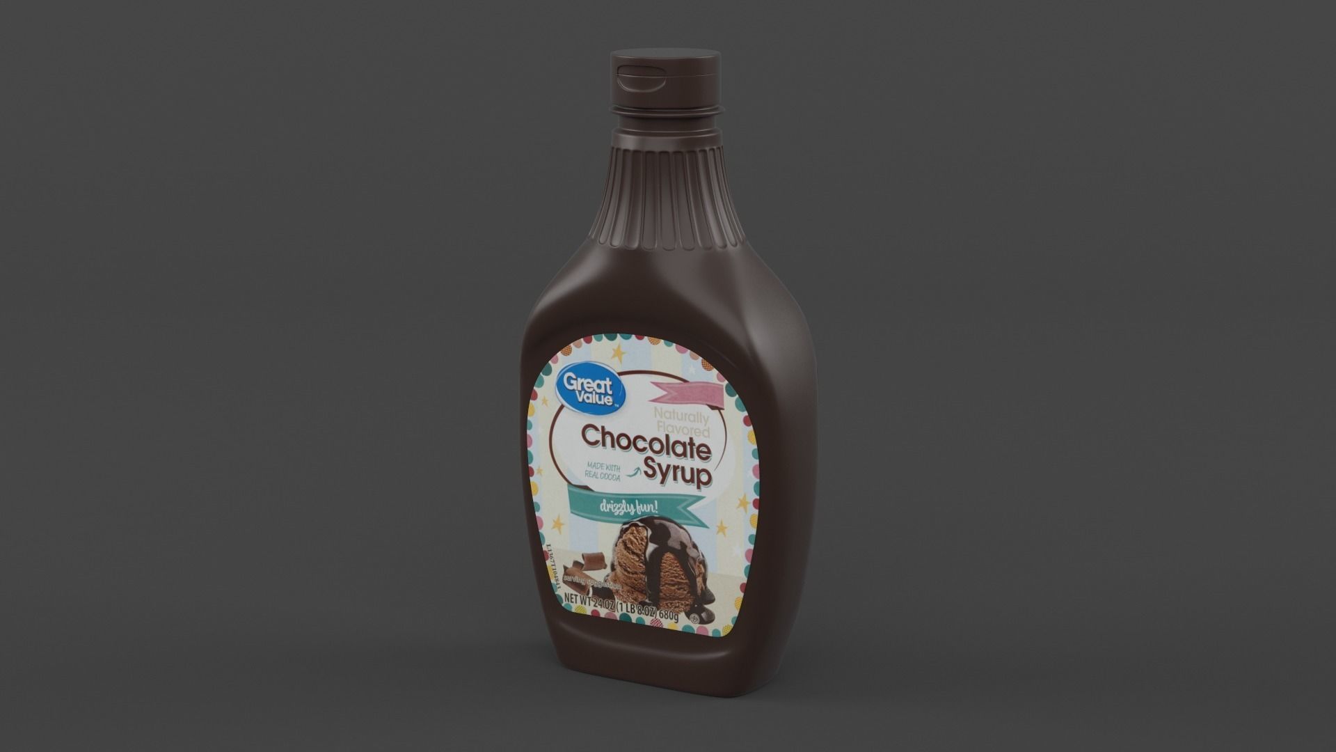 Chocolate Syrup 3D model | CGTrader
