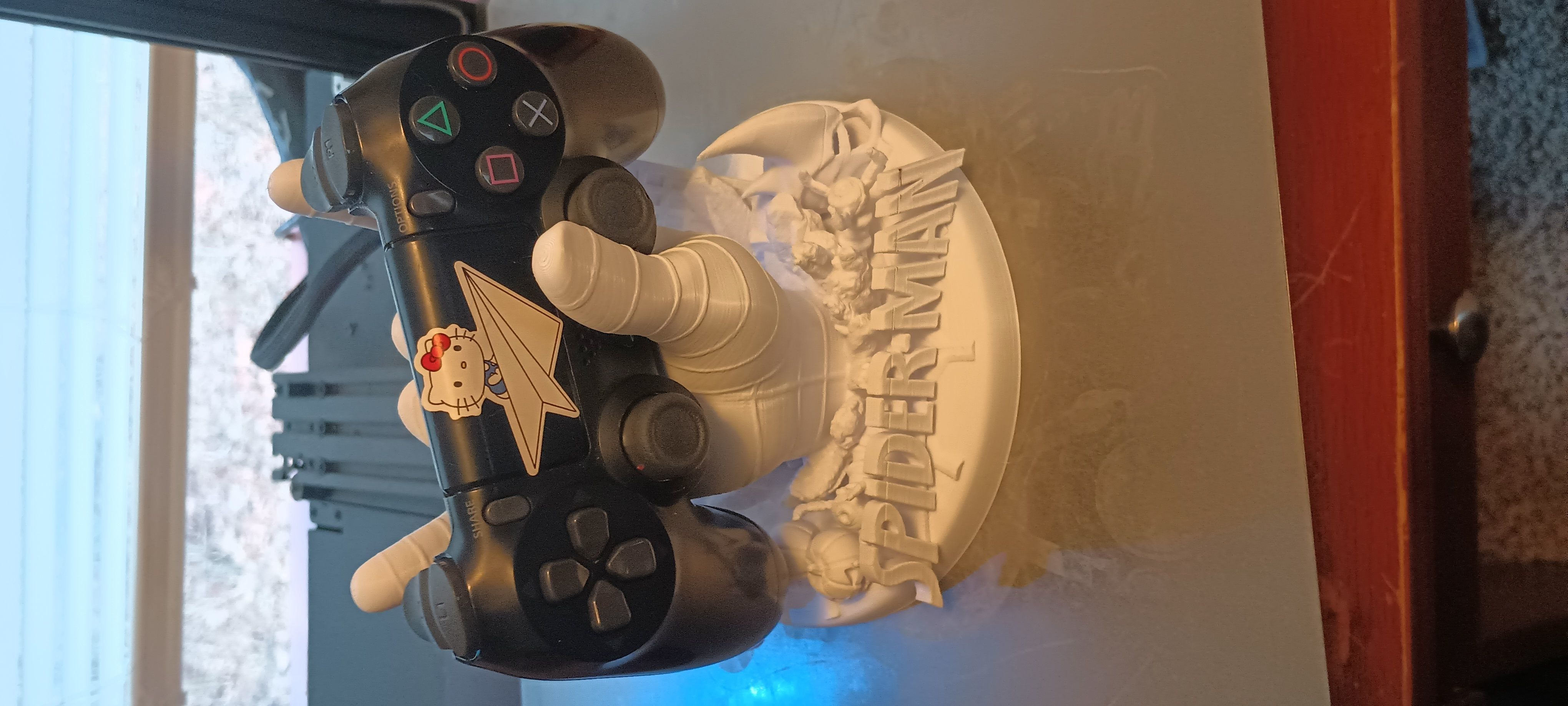 SPIDERMAN COMICS HAND PS4 PS5 CONTROLLER HOLDER ANIME CHARACTER 3D ...