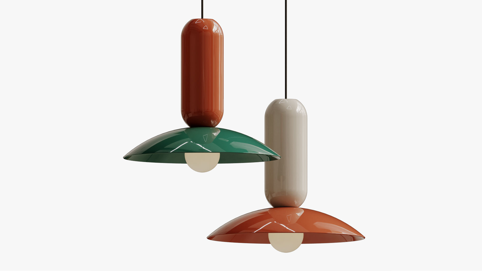 Pendant light pau 3D model | CGTrader