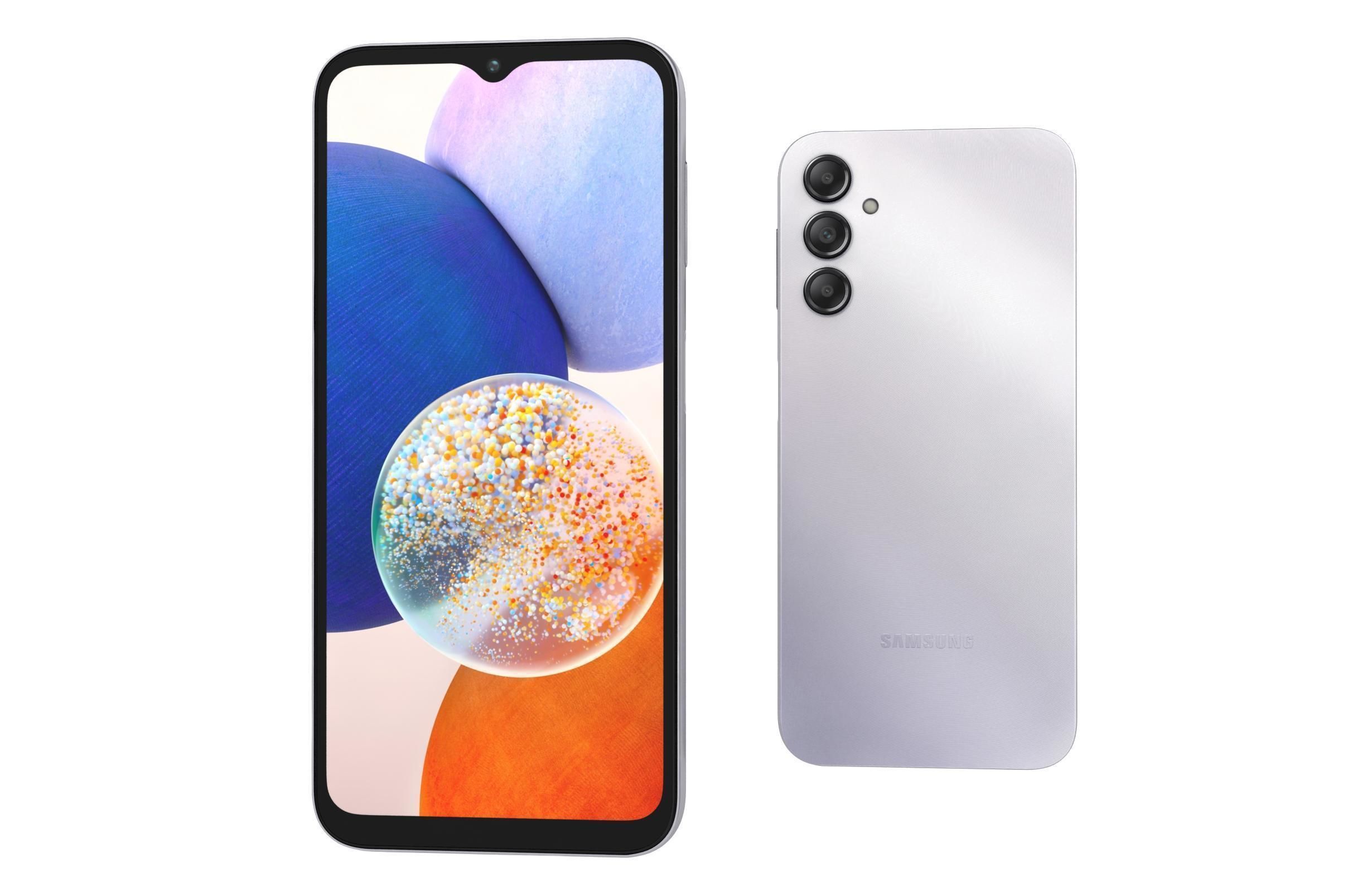 3D model Samsung Galaxy A14 5G Silver VR / AR / low-poly | CGTrader