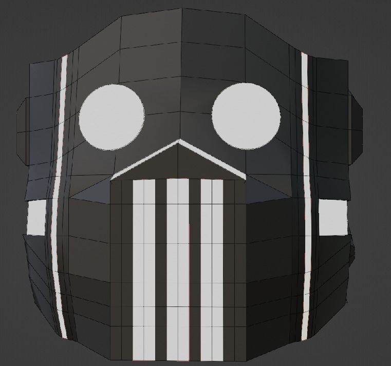 low-poly cyber mask free VR / AR / low-poly 3D model | CGTrader