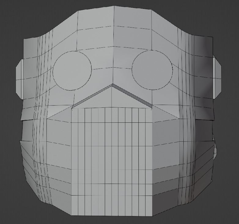 low-poly cyber mask free VR / AR / low-poly 3D model | CGTrader